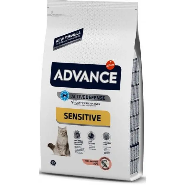 ADVANCE Suva hrana za mačke Cat Sterilized salmon sensitive 10kg