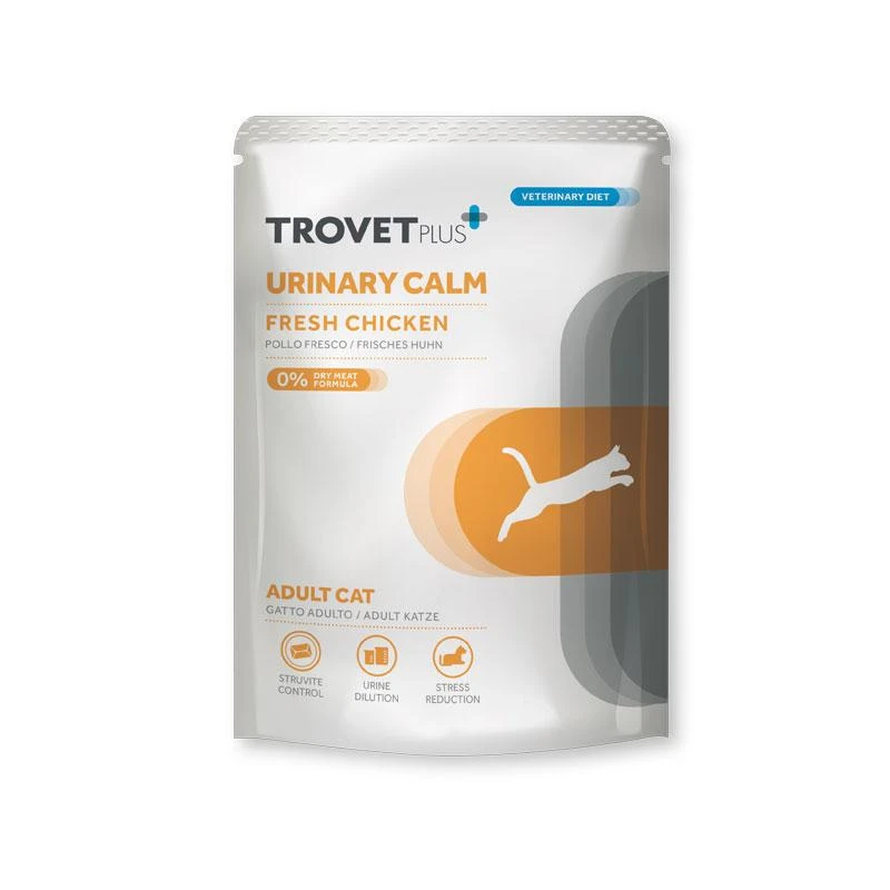 Trovet Plus Suva hrana za odrasle mačke Urinary calm, 85g
