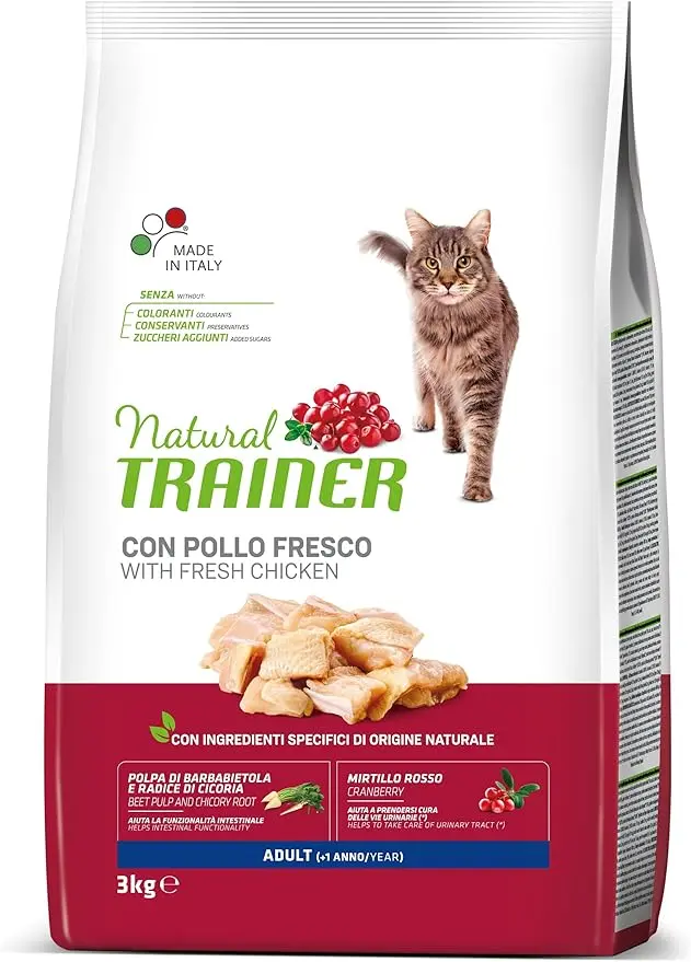TRAINER Hrana za mačke Adult Cat With Fresh Chicken, 1.5kg
