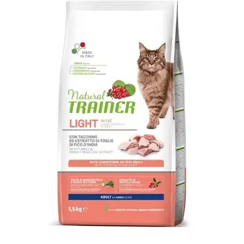 TRAINER Hrana za mačke Cat Light In Fat, Turkey, 1.5kg
