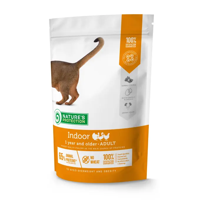 NATURE'S PROTECTION Hrana za mačke Indoor Cat, 400g