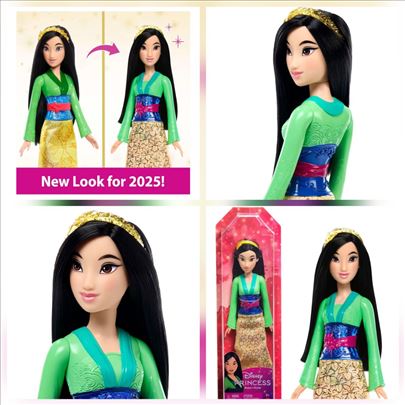 Mulan Disney lutka- novo