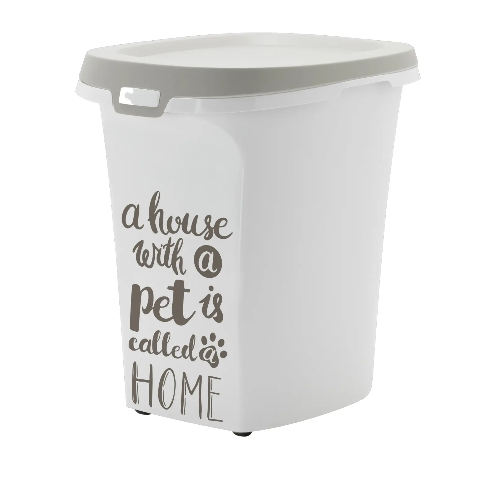 MODERNA Kanta za čuvanje granulirane hrane Trendy Story Pet Wisdom, 20l, Sivo-bela