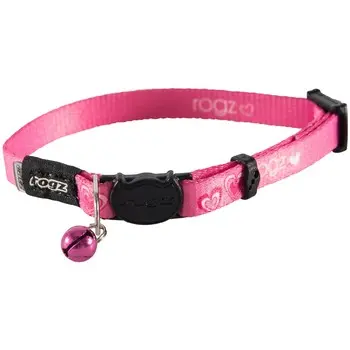 Rogz Ogrlica za mačke, 200-310/8-12mm, Roze