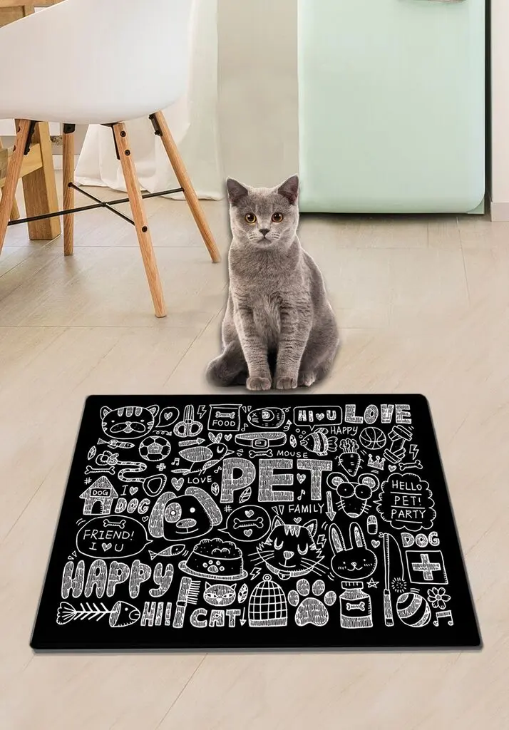 Conceptum Hypnose Prostirka za mačke Trois, 40x60, Crna