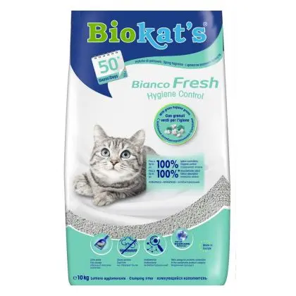 BIOKATS Posip za mačke Bianco Fresh 5 kg