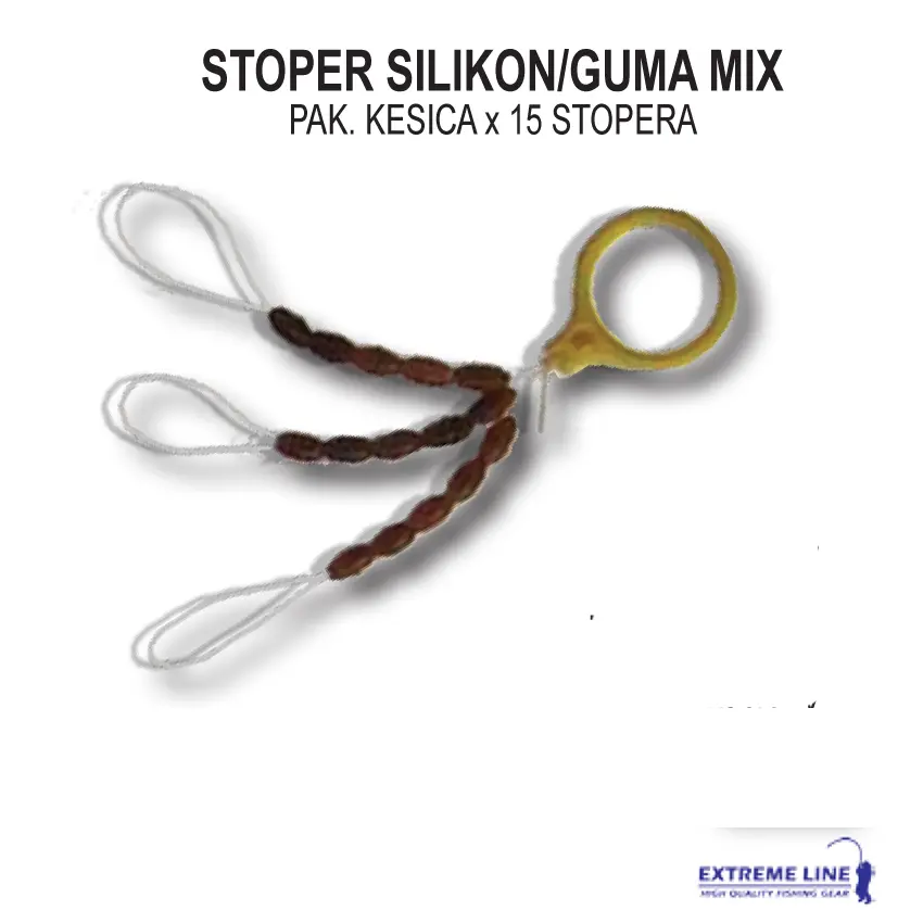 Extreme Line Stoper Silikon-guma, M, 15 komada