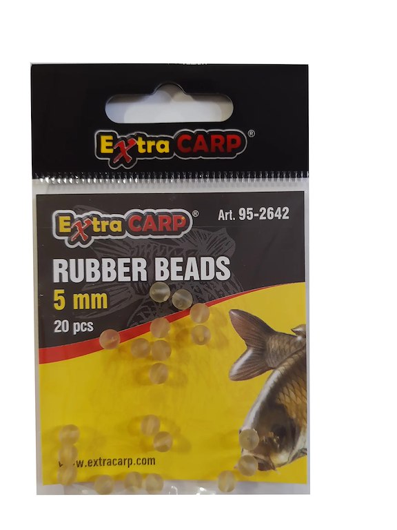 Extra CARP Gumene kuglice Rubber beads, 5 mm