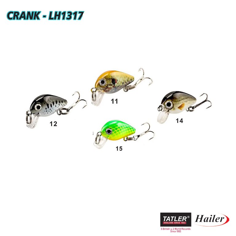 Tatler Tonuća varalica CRANK -1317 14, 2,6cm, 2,2g