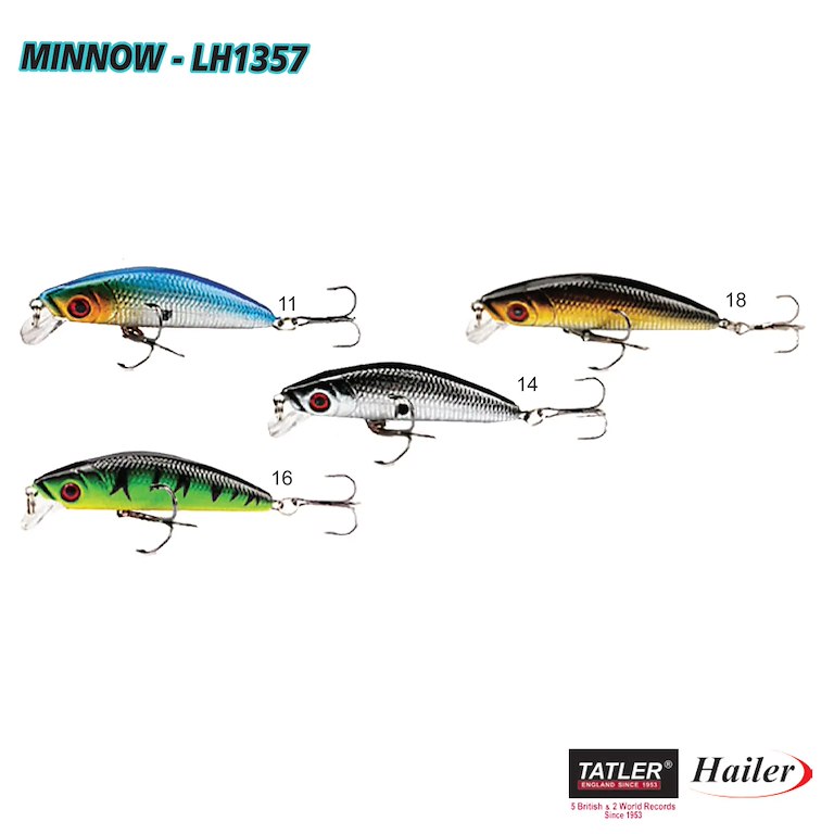 Tatler Tonuća varalica Minnow 1355 16, 7cm, 8g, Plava