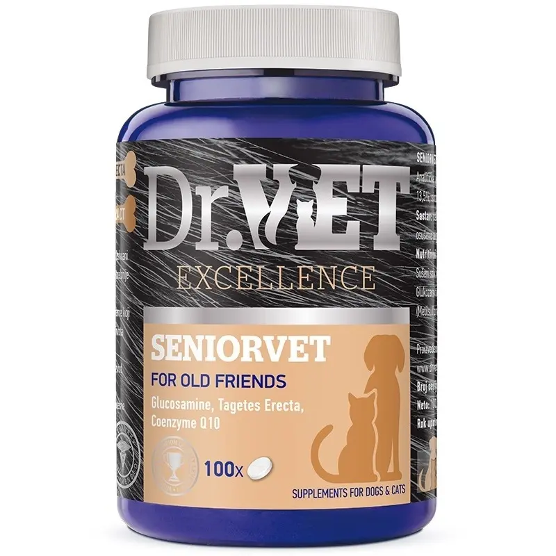 DR.VET Suplement za seniore Seniorvet, 100 tableta