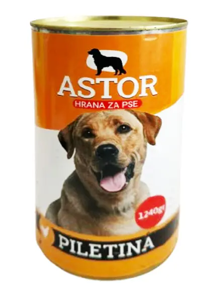 Astor Vlažna hrana za pse sa piletinom, 1240g