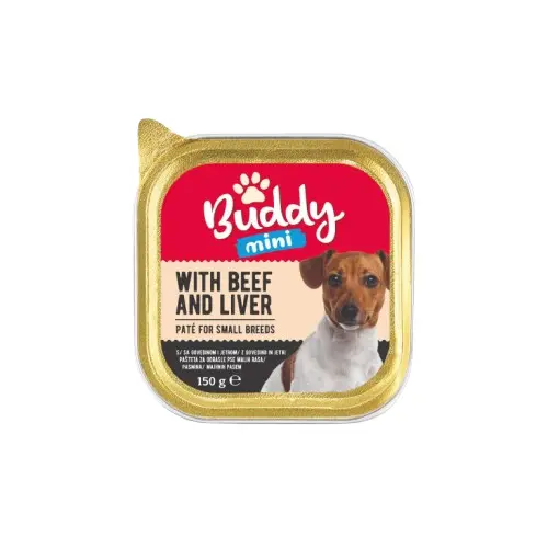 Buddy Pašteta za pse, Govedina i jetra, 150g