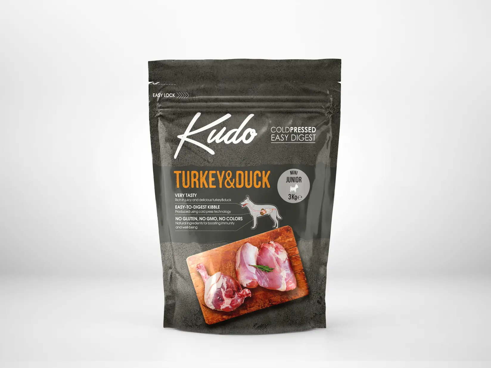 KUDO Hrana za štence Mini Turkey&Duck 3kg
