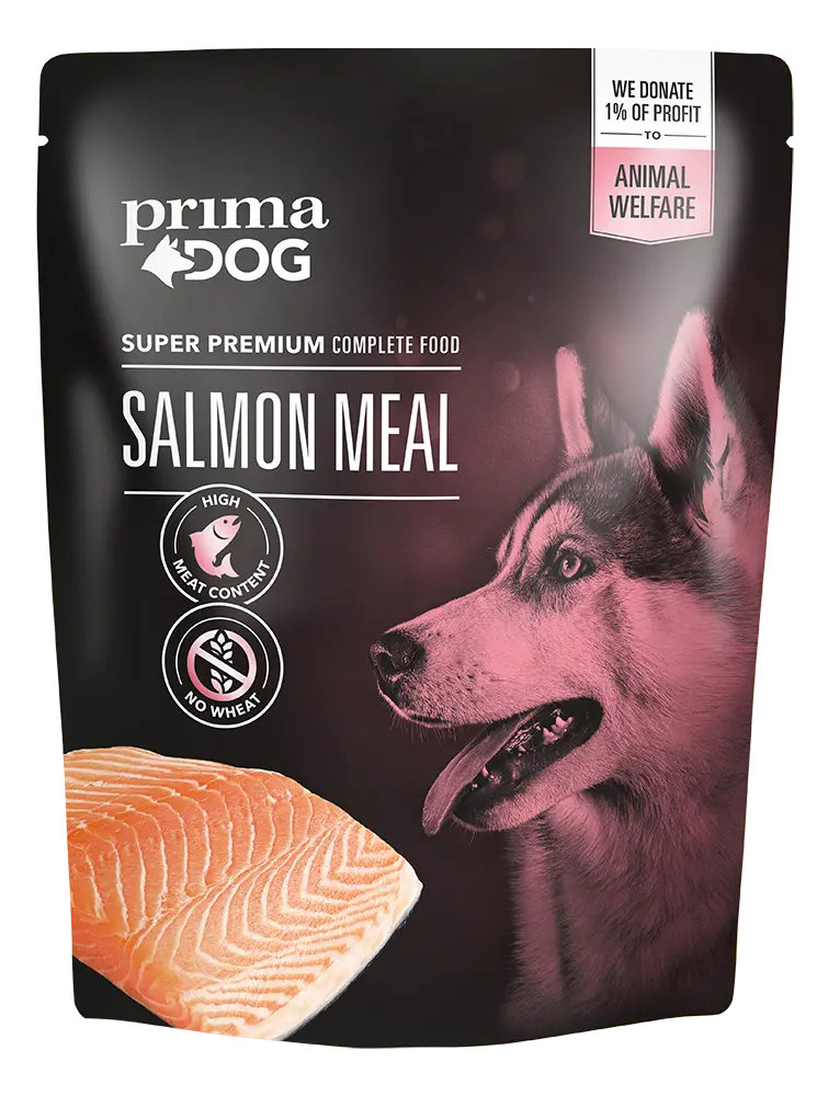 PRIMA DOG Ukusan obrok sa Lososom 260g