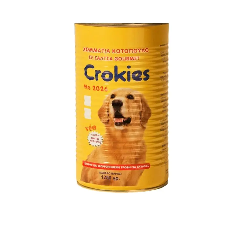 Crokies konzerva za pse - piletina 1250g