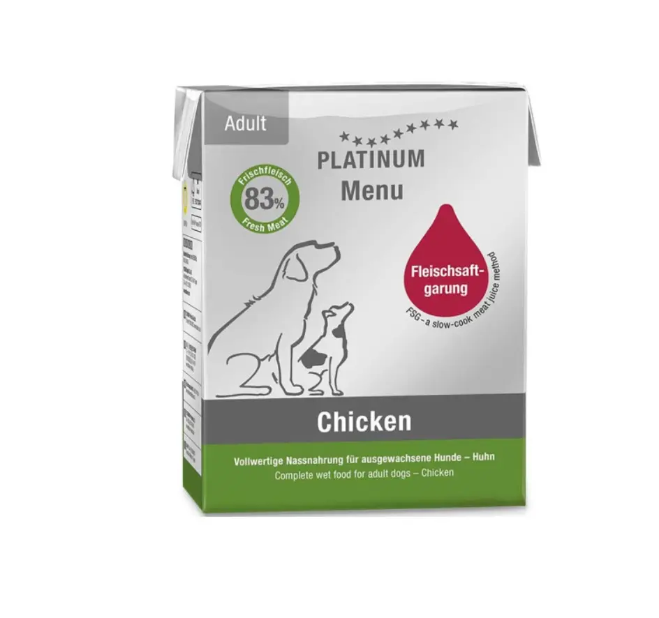 Platinum Menu Vlažna hrana za odrasle pse, Sa ribom i piletinom, 90 g