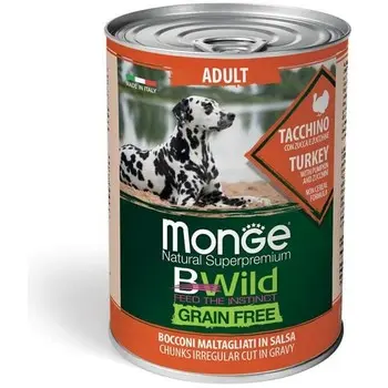 Monge BWild Hrana Za Pse, Ćuretina, Adult, 400g