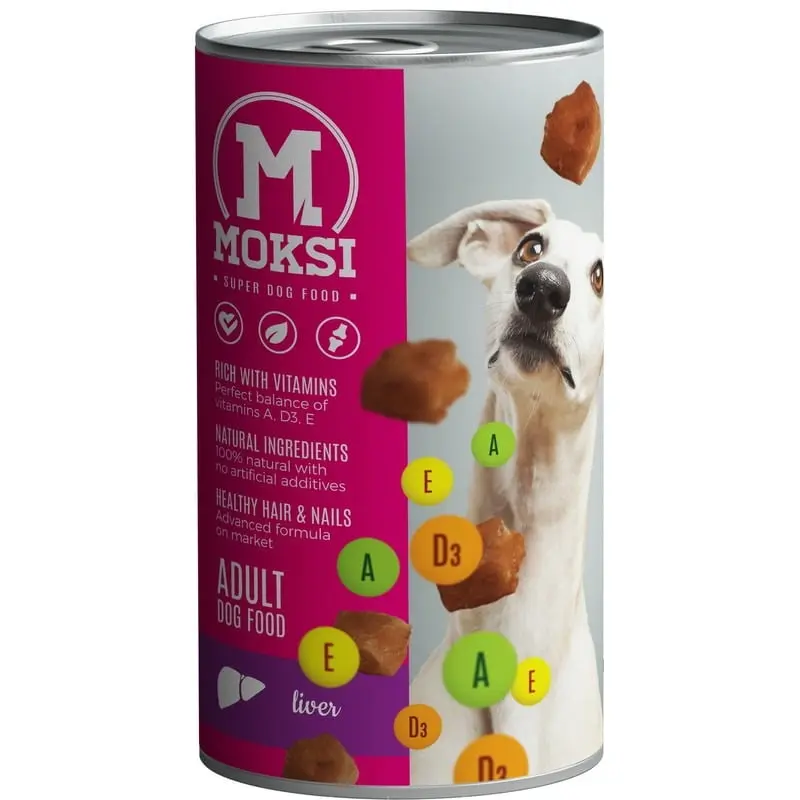 MOKSI Konzerva za pse Jetra 415g