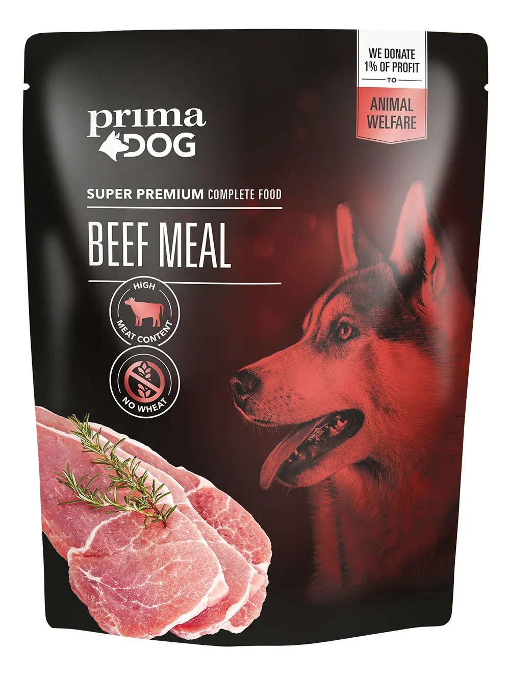 PRIMA DOG Ukusan obrok sa govedinom 600g