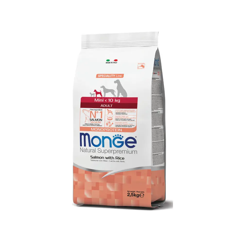 MONGE Granule za veoma male pse težine manje od 2kg Extra Small Adult Lamb, 2.5kg