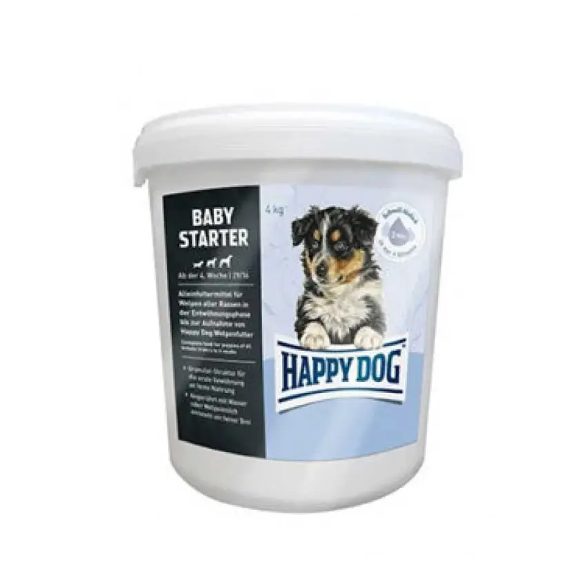 HAPPY DOG Prelazna hrana za štence od 4 do 6 nedelja života Starter Baby, 4kg