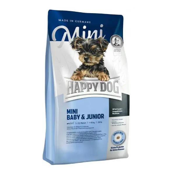 HAPPY DOG Hrana za pse Mini Baby Junior 4 kg