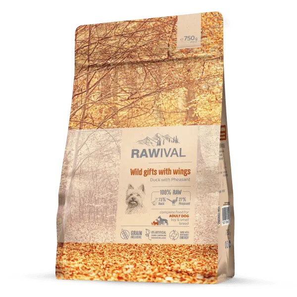 Craftia Rawival Suva hrana za odrasle pse patuljastih i malih rasa, sa pačetinom i fazanom, 0.75kg