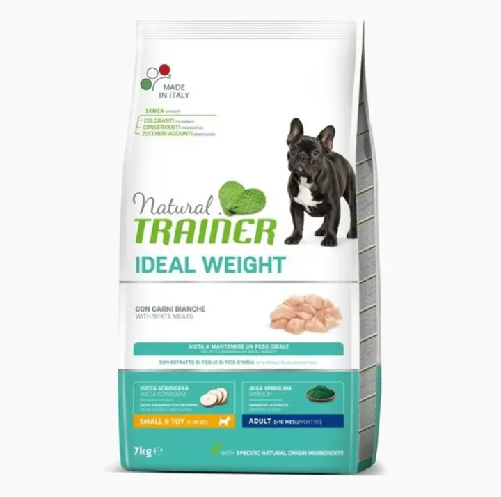 Natural Trainer Suva hrana za male i toy odrasle pse Light in fat, Ćuretina, 7kg