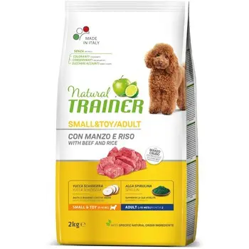 Trainer Natural Dog Hrana Za Pse, Govedina I Pirinač, Za Odrasle Pse, Malih rasa, 2kg
