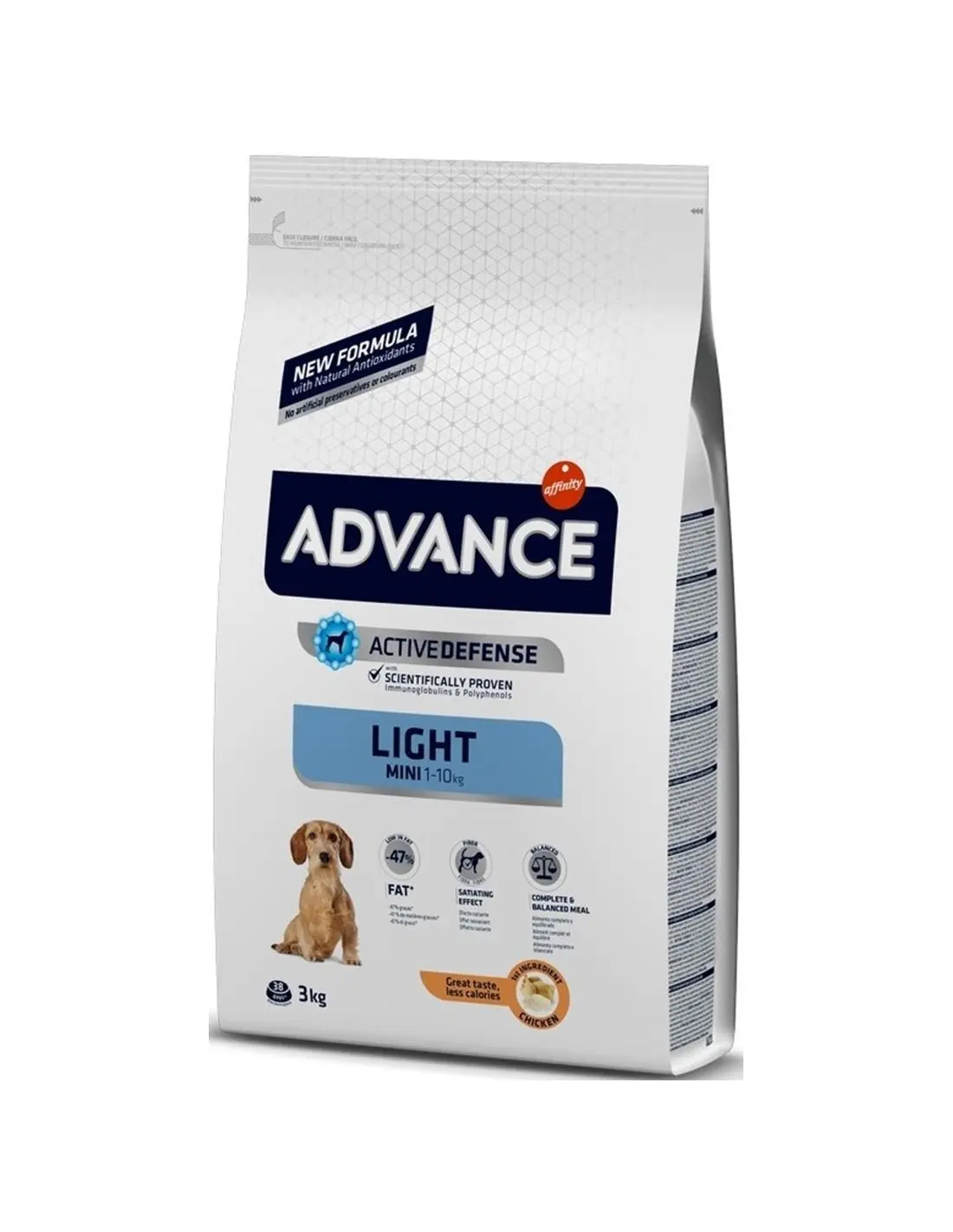 ADVANCE Suva hrana za pse piletina Dog Mini Light 3kg