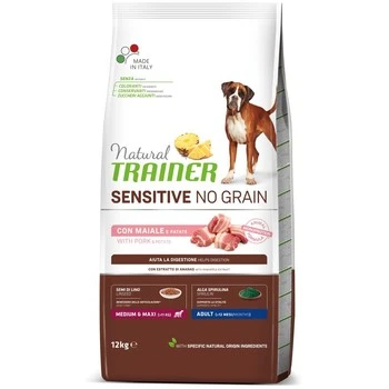 Trainer Natural Sensitive No Grain Hrana Za Pse, Svijetina, Za Odrasle Pse Srednjih I Velikih Rasa, 12kg