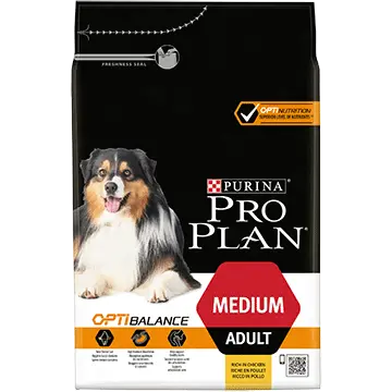 PRO PLAN Suva hrana za pse, Dog Adult Medium OptiBalance, Piletina, 3 kg
