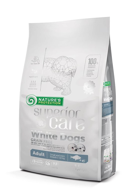 NATURE'S PROTECTION Hrana za pse White Adult Large, 10kg