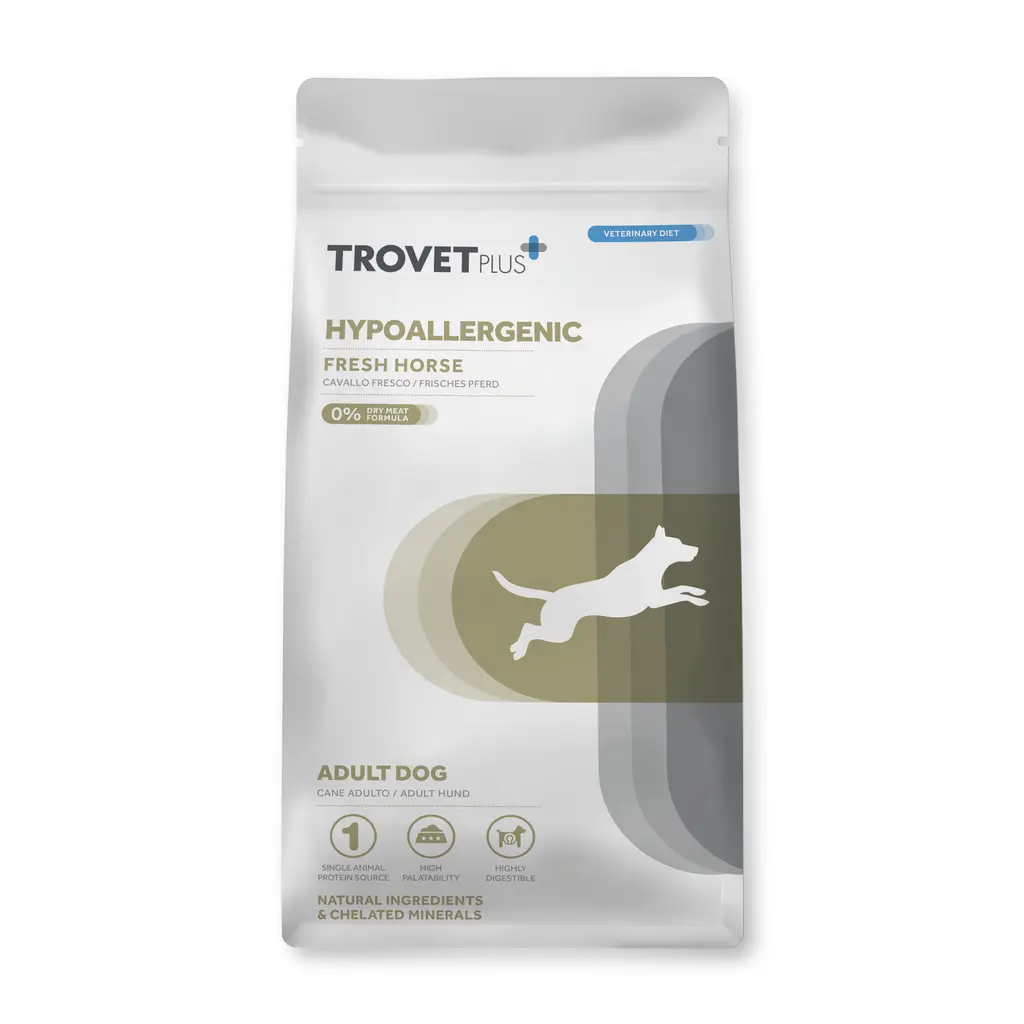 Trovet Plus Suva hrana za odrasle pse Hypoallergenic, Konjetina, 10kg