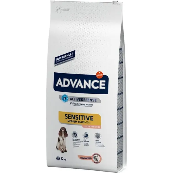 ADVANCE Suva hrana za pse losos i pirinač Dog Sensitive 12kg