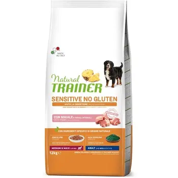Trainer Natural Sensitive No Gluten Hrana Za Pse, Svijetina, Za Odrasle Pse Srednjih I Velikih Rasa, 12kg