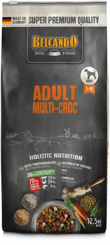 BELCANDO Suva hrana za pse Adult Multi Croc, Živina, 12.5kg