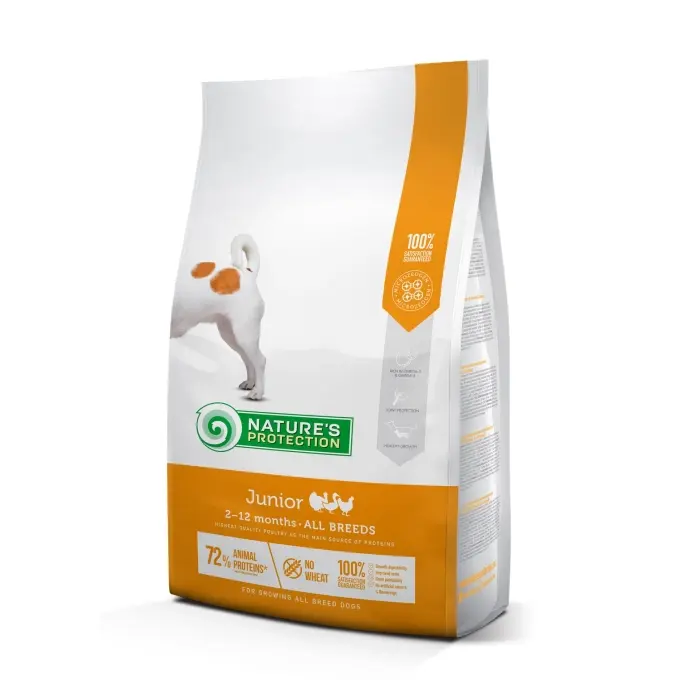 NATURE'S PROTECTION Hrana za pse Junior Poultry All Breed, 7.5kg