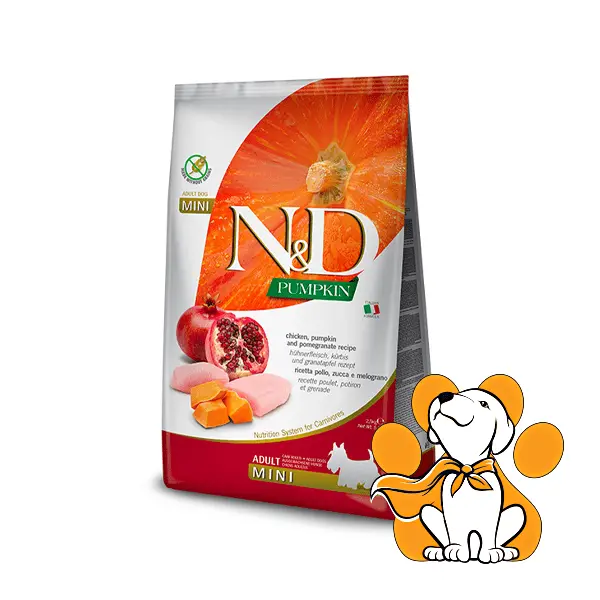 N&D Suva hrana za pse Pumpkin Mini Adult Piletina i Nar 7kg
