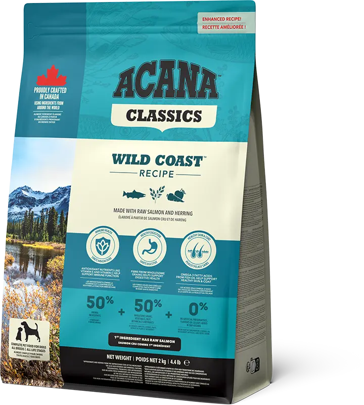 ACANA Suva hrana za odrasle pse Classic Wild Coast 2kg