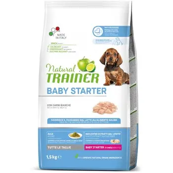 Trainer Natural Dog Baby Starter Hrana Za Pse, Piletina I Pirinač, 1.5kg