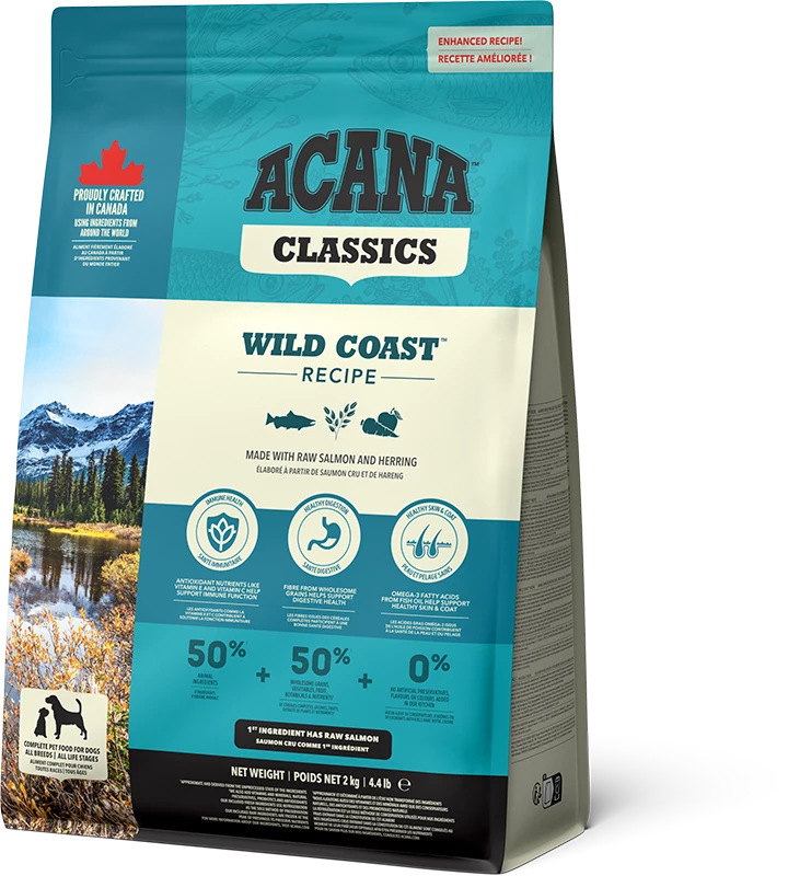 ACANA Suva hrana za odrasle pse Classic Wild Coast 2kg