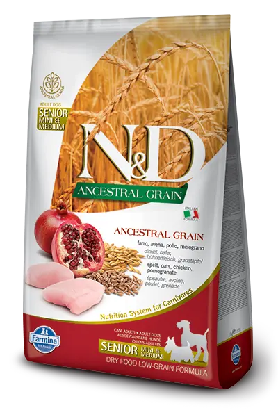 N&D AG Senior Chicken&Pomegranate Suva hrana za starije pse srednjih i velikih rasa, 12kg
