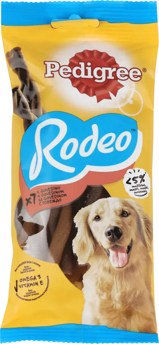 Pedigree Poslastica za pse sa ukusom piletine i slanine, 7 komada