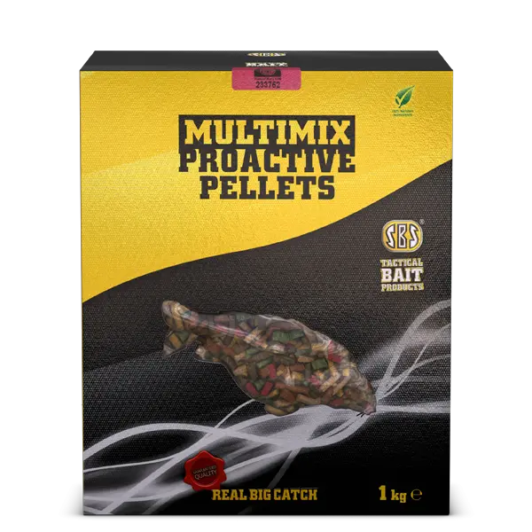 Sbs Pelet za ribolov Multimix Proactive, 3-6mm, 1kg