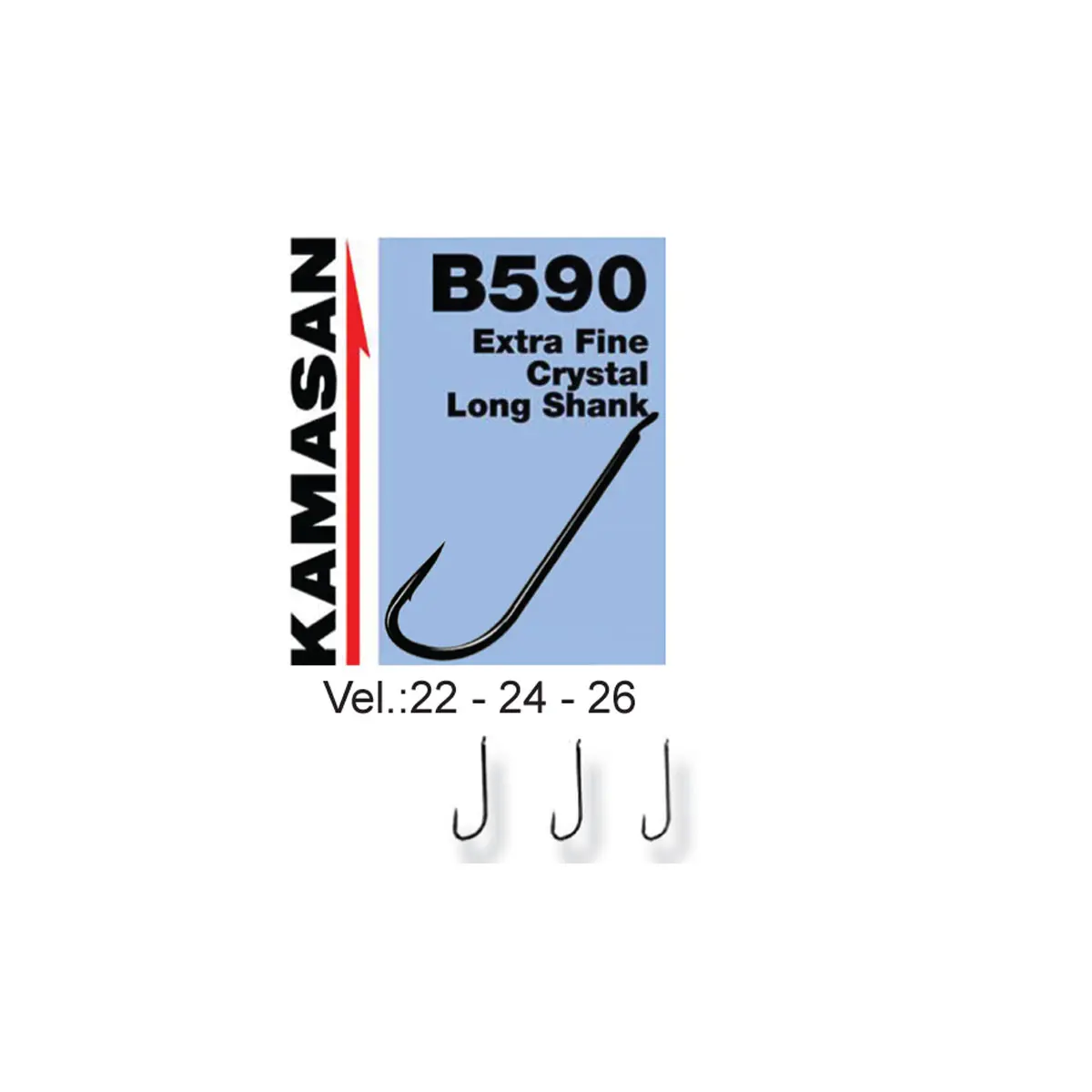 Kamasan Udica B590, Niklovana, Extra-dugi vrat, Veličina 22