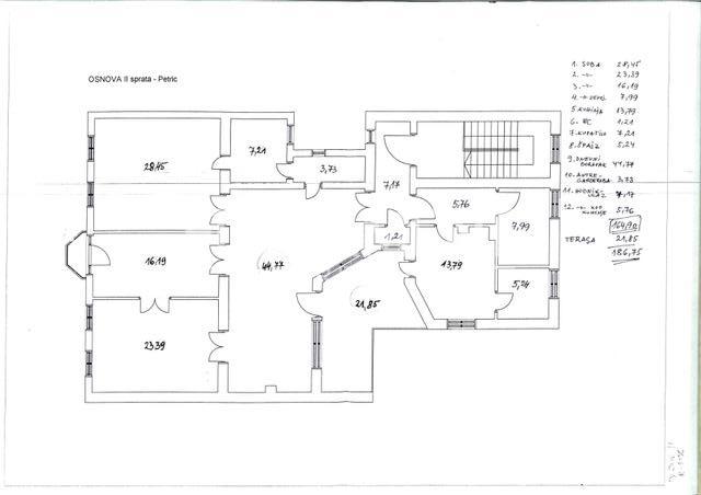 4.5 salonac u Svetog Save 168 m2, III, cg ID#1718 550.000 €