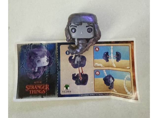 Kinder Joy STRANGER THINGS Funko Pop - VC284 Eddie U/D