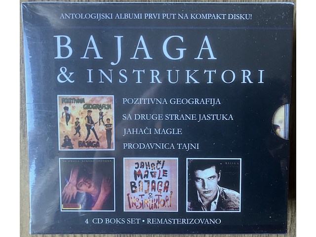 BAJAGA &; INSTRUKTORI - 4 CD boks set NOVO